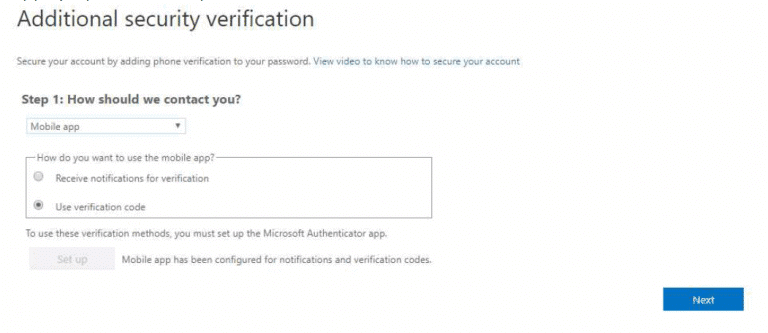 How to set up multi-factor authentication in O365 - Beaming