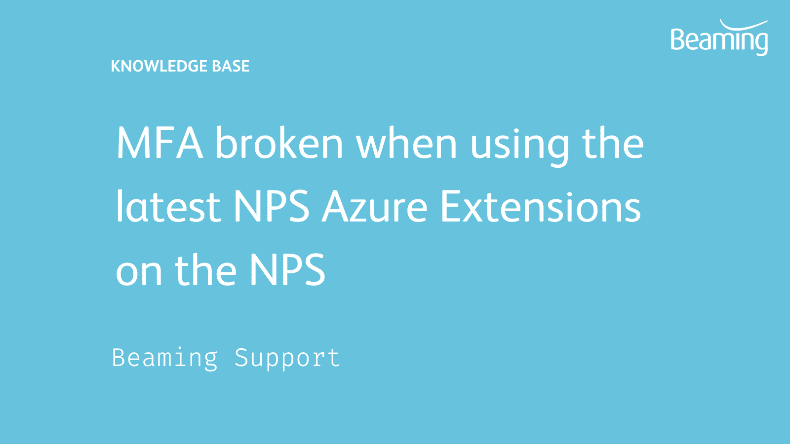 Azure Mfa For Rds No Longer Works For Microsoft Authenticator